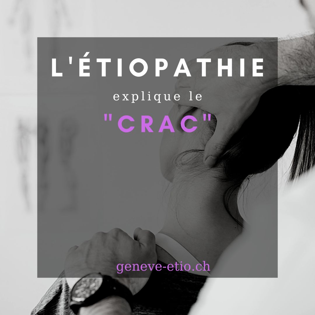 Le bruit articulaire expliqué par l'étiopathie - Genève Etio